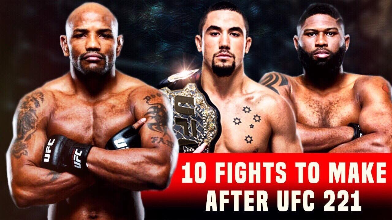 10 Fights To Make After UFC 221 | Romero VS Rockhold - YouTube