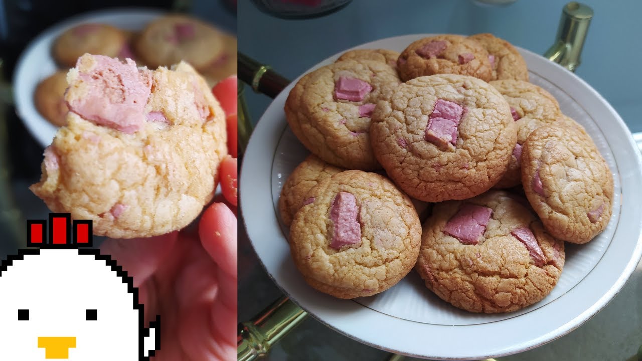 Ruby Chocolate Chunk Cookies (with browned butter) - YouTube