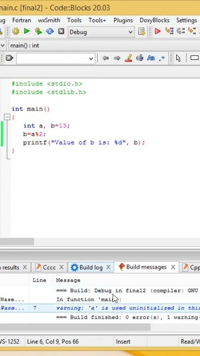Warning found in C Program #code #coding #programming #program #clanguage#clanguageforbeginners ...