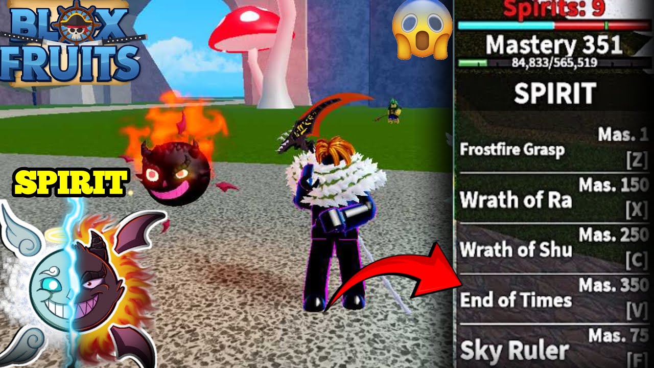 Awakening Spirit Fruit in Blox Fruits | Spirit Fruit Full Mastery ...