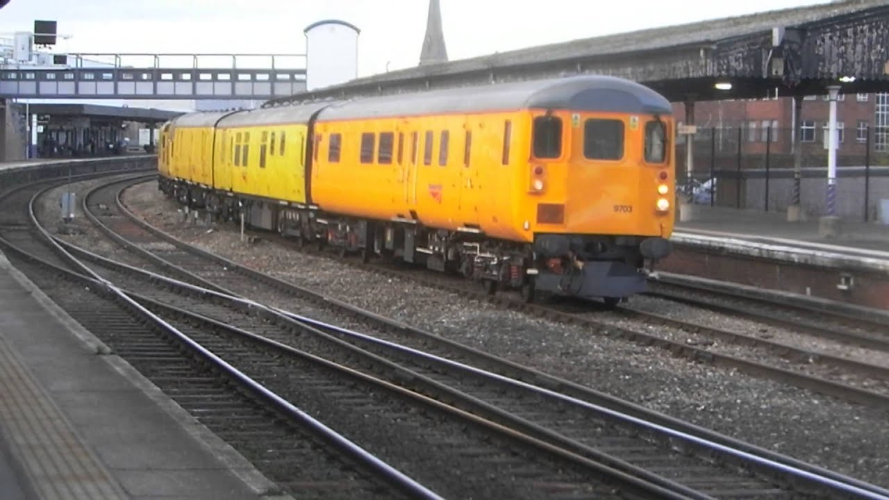 NR DBSO 9703 ON 3Z34 ARRIVES AT GLOUCESTER 071213 - YouTube