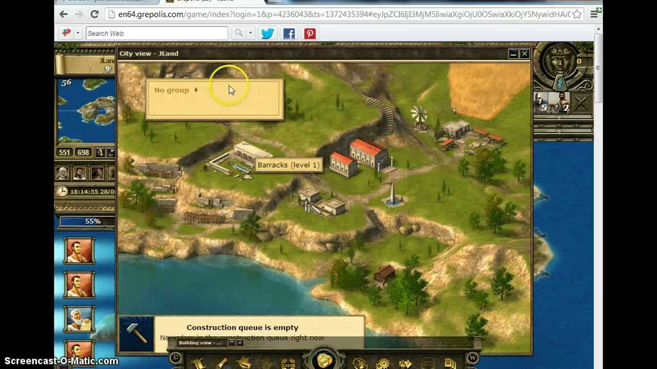 Grepolis Part 1: New city - YouTube