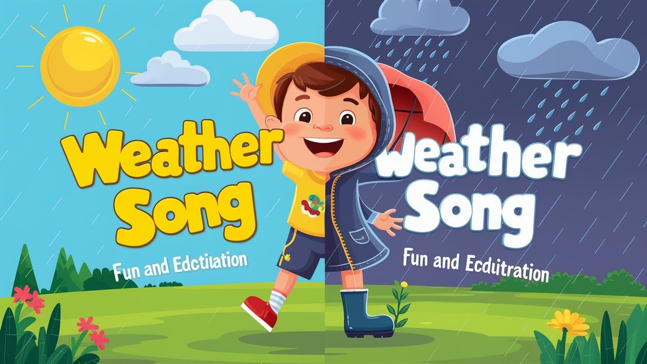Weather Song for Kids | Fun and Educational Weather Learning Video ...