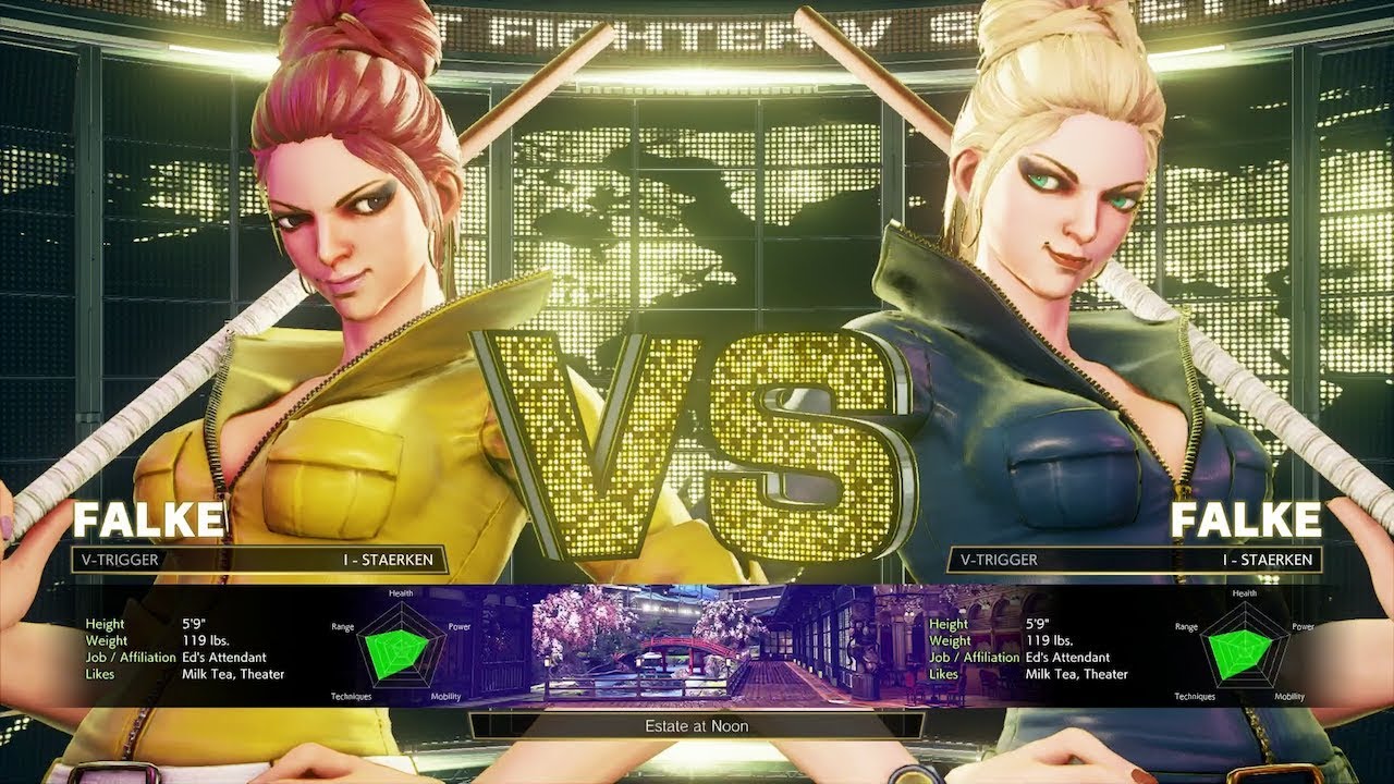 STREET FIGHTER V - MODS - FALKE AS APRIL O'NEIL FROM TEENAGE MUTANT ...