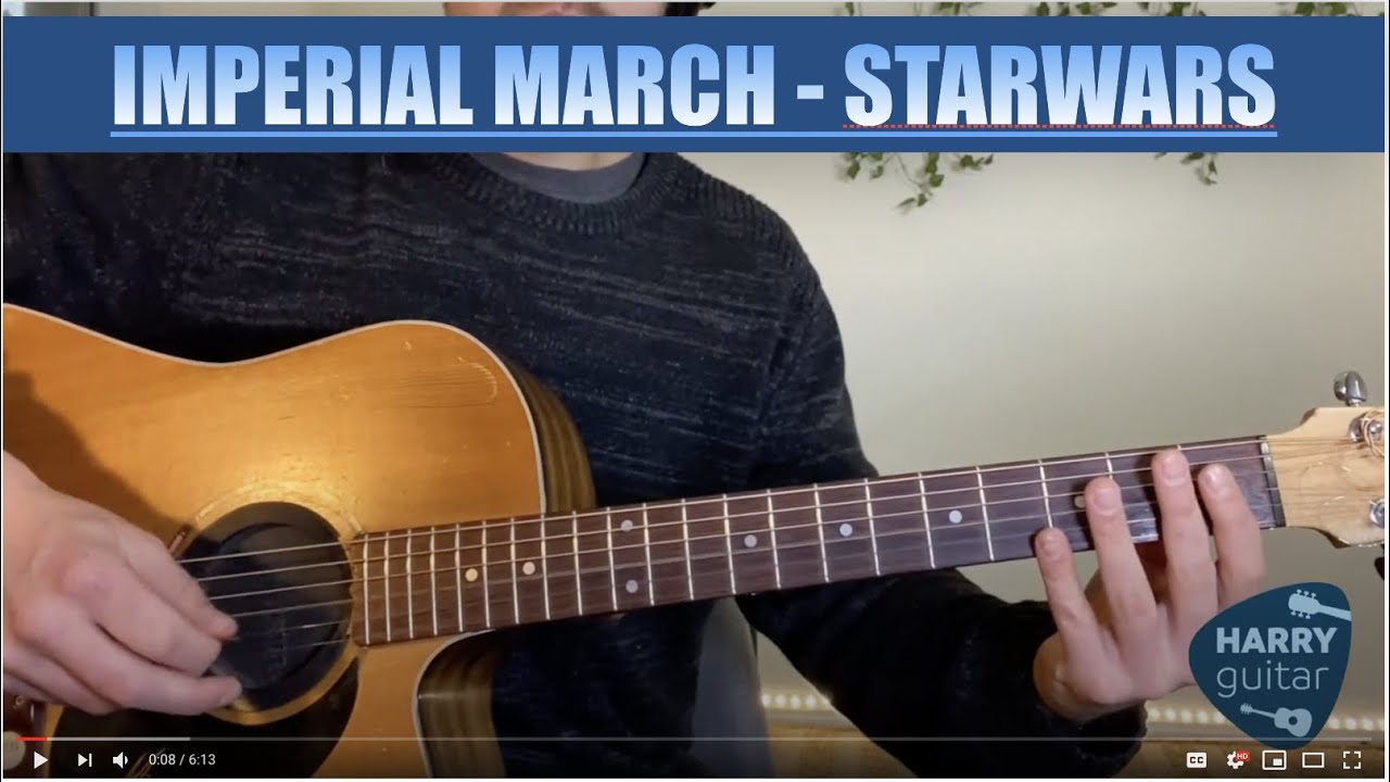 Star Wars Imperial March - Easy Beginners Lesson - YouTube