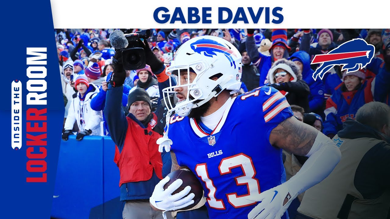 Gabe Davis talks the emotional letter his mom gave him, putting in the ...