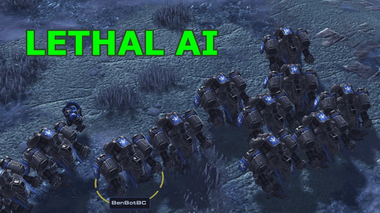 80,000 APM DEFENSIVE AI! - BenBotBC vs Deimos - Starcraft 2 AI - YouTube