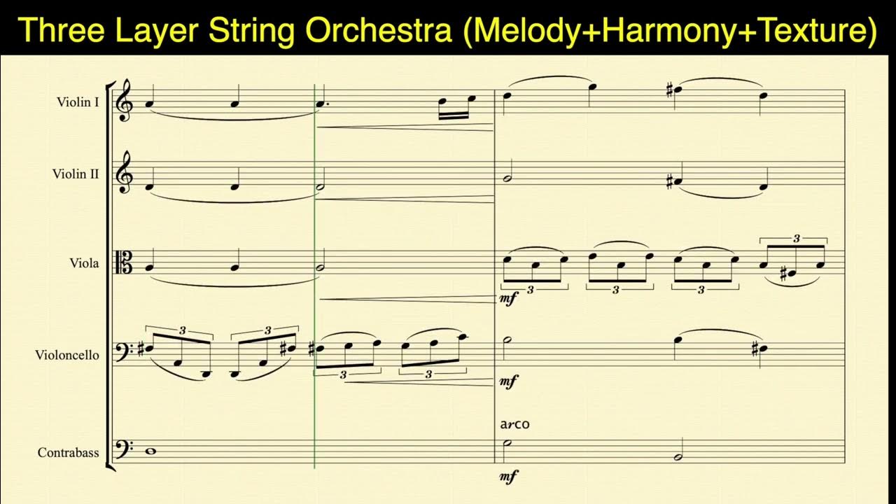 ตัวอย่างที่ 11.3 Three Layer String Orchestra Melody+Harmony+Texture - YouTube