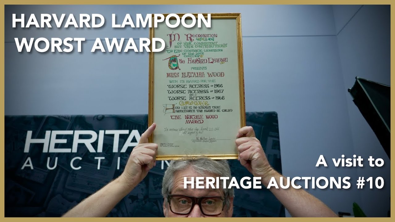 Harvard Lampoon 'Worst Actress' Award for Natalie Wood - YouTube
