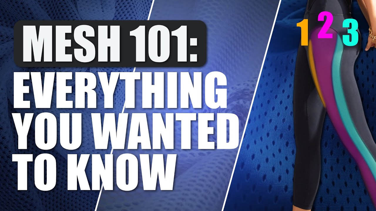 Everything You Wanted To Know About Mesh For Sportswear Design - YouTube
