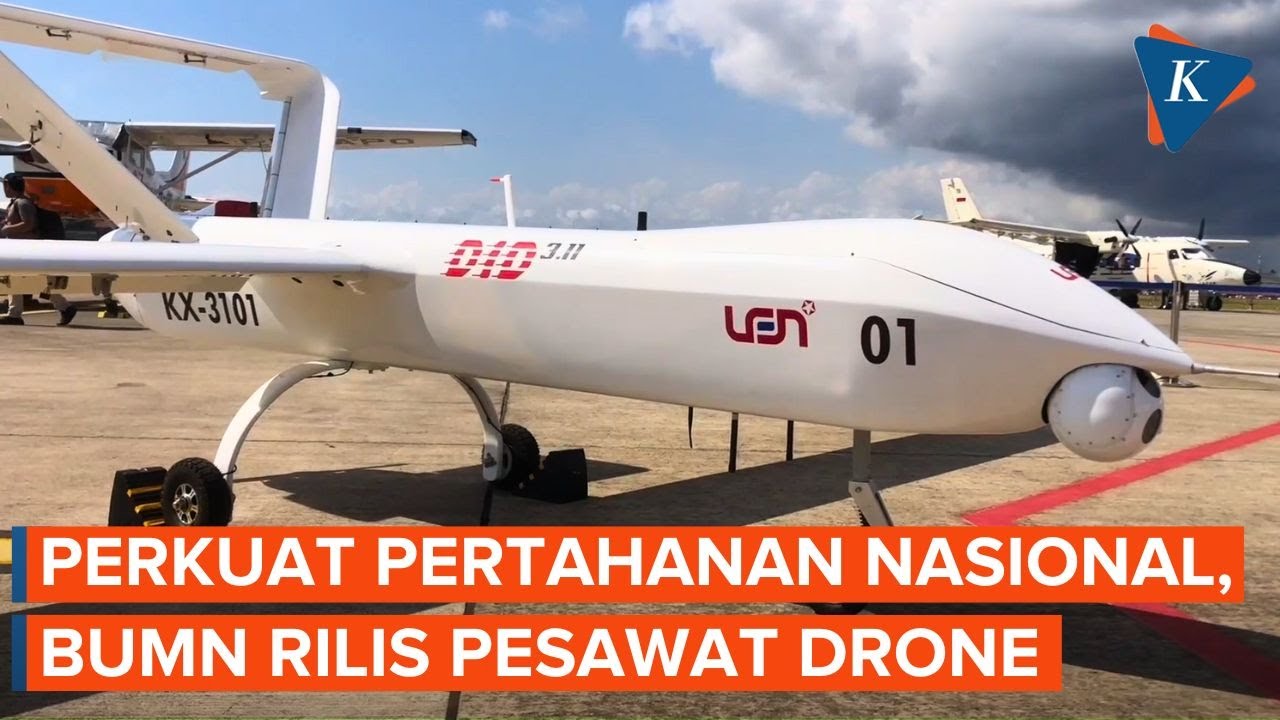 BUMN PT LEN Perkenalkan Pesawat Drone UAV DID 3.11 Buatan Anak Bangsa ...