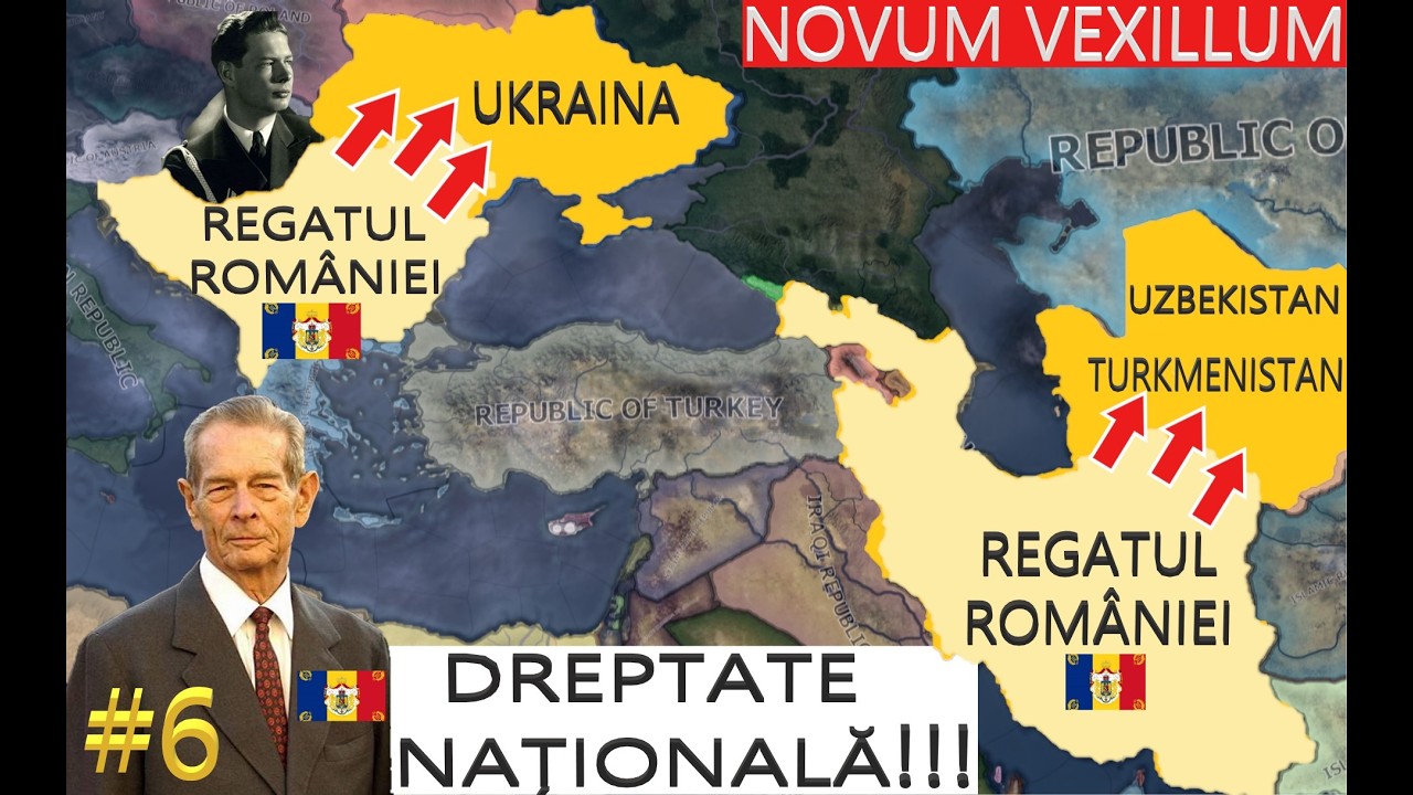HOI4 - Novum Vexillum - Mihai I ocupa Ukraina, Turkmenistan si ...