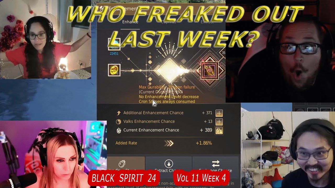 Who freaked out last week? | Black Spirit 24 Vol.11 Week 4 - YouTube