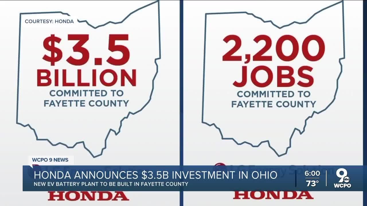 Honda’s new $4.4B electric battery plant to bring 2,500+ jobs 60 miles ...
