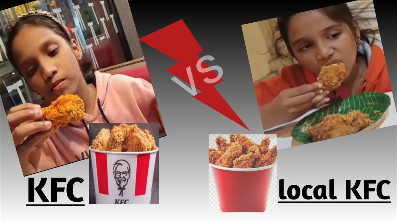 “KFC vs Local KFC — You Won’t Believe Which One Wins!” @shrika sriha ...