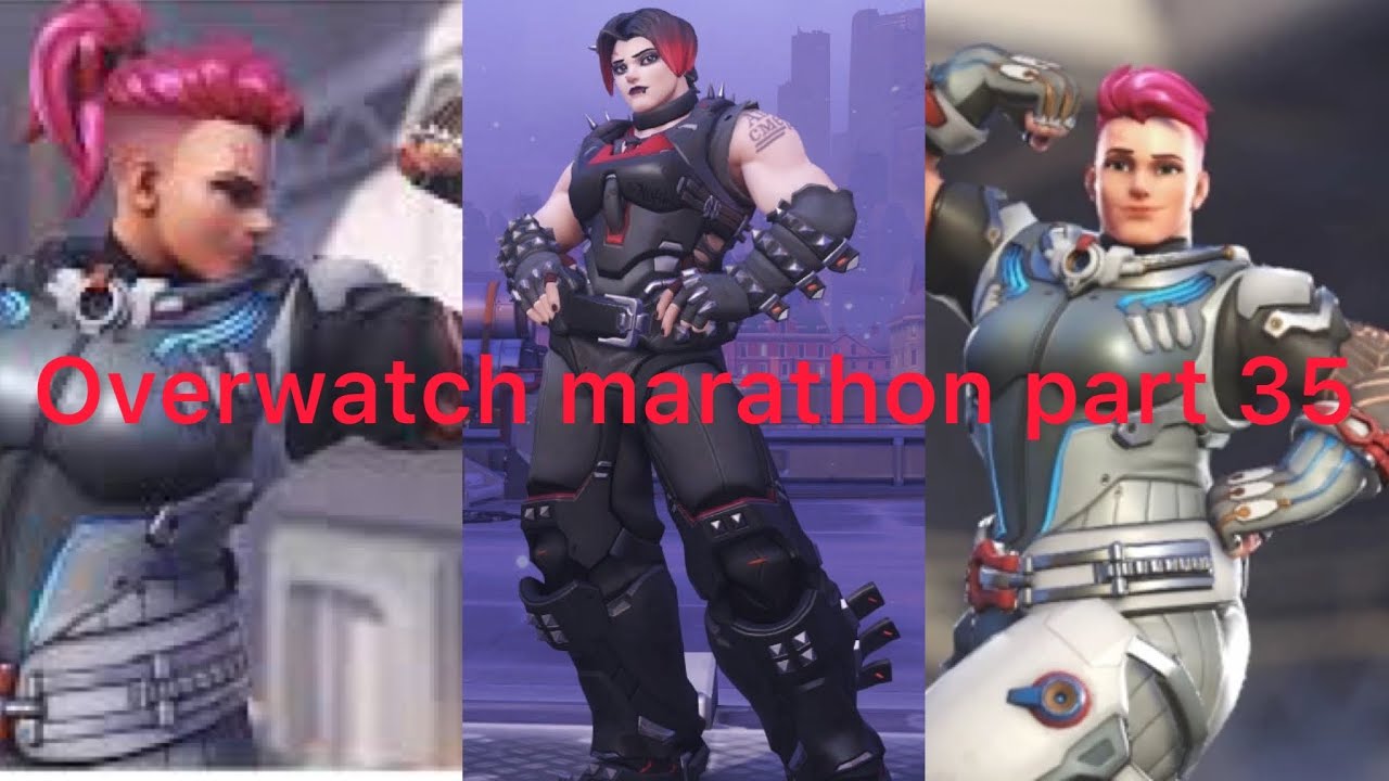 Overwatch marathon part 35 Zarya - YouTube