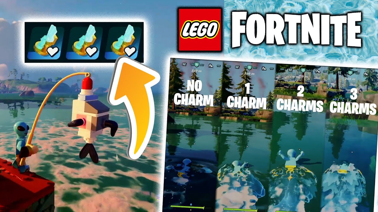 THREE new LEGO Fortnite WAVEBREAK CHARMS tested plus all the crafting ...