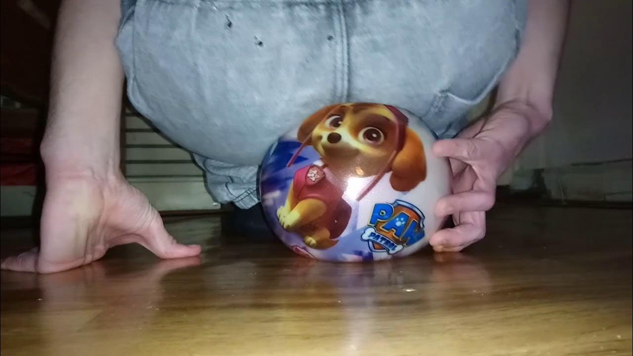 Butt Deflate Inflatable Paw Patrol Ball Youtube