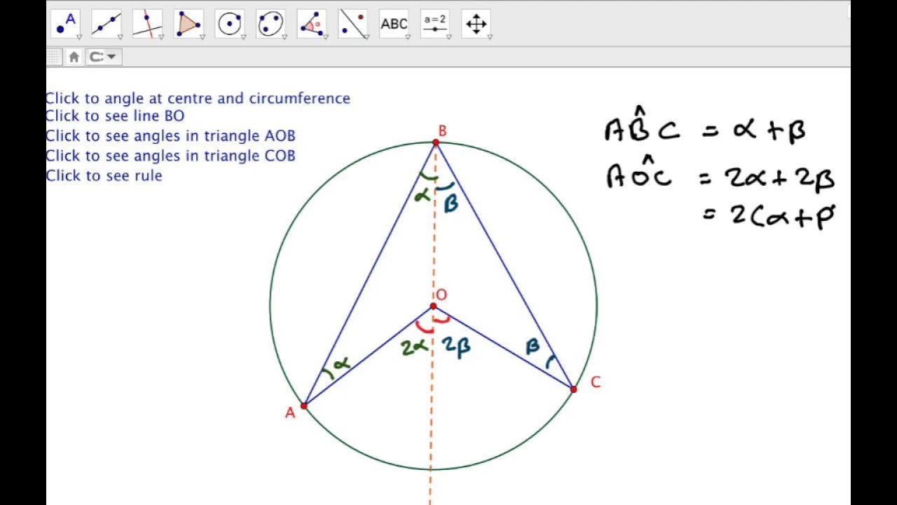 IGCSE Circle theorems introduction - YouTube
