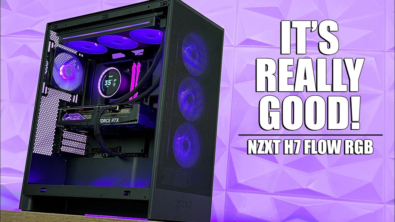 Airflow As Priority - NZXT H7 FLOW RGB Review - YouTube