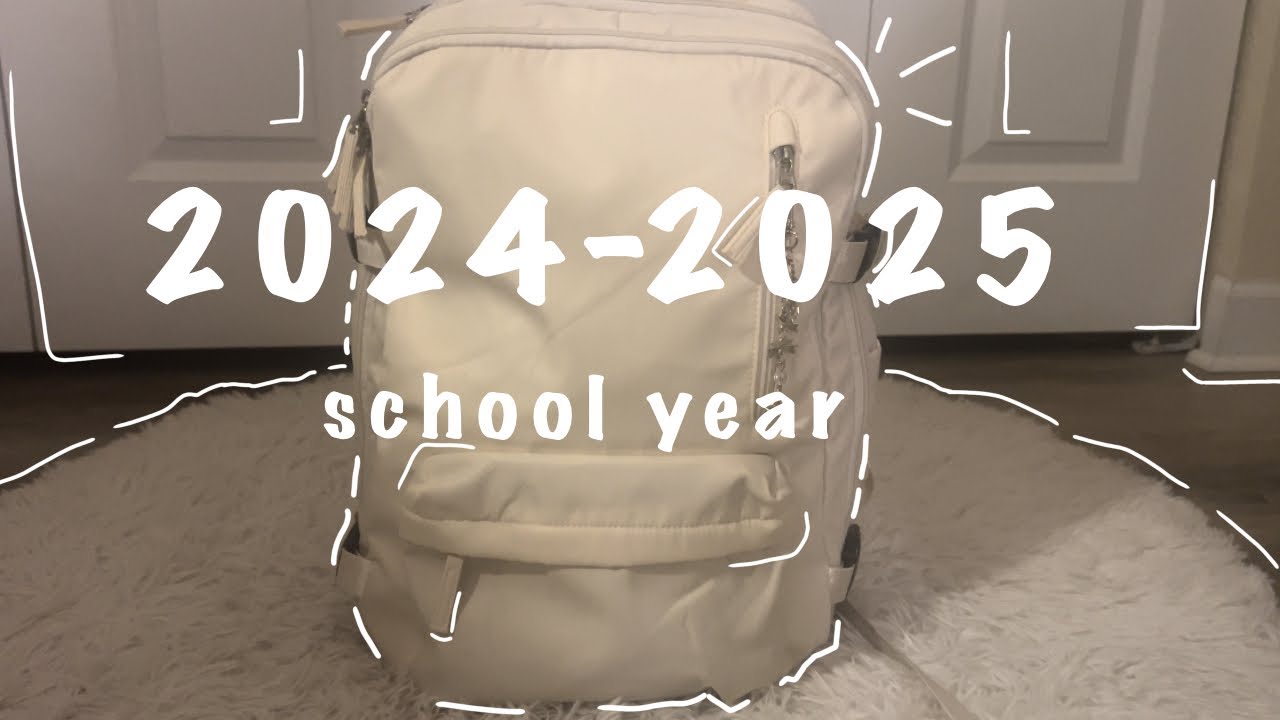 ️ 2024 back to school shopping + packing my backpack as a freshman ...