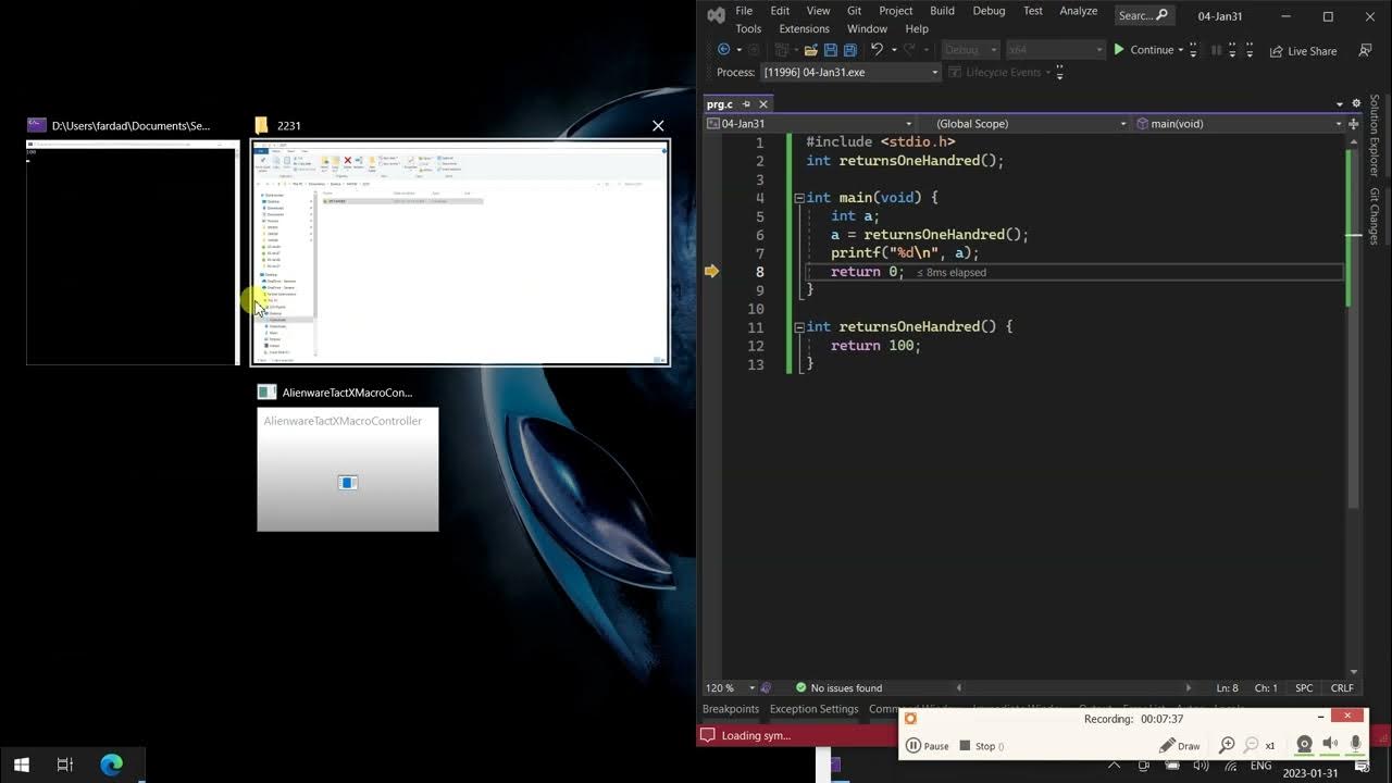 (6) IPC144NBB - 2231 - Expressions, Functions which return values, If, else it - YouTube