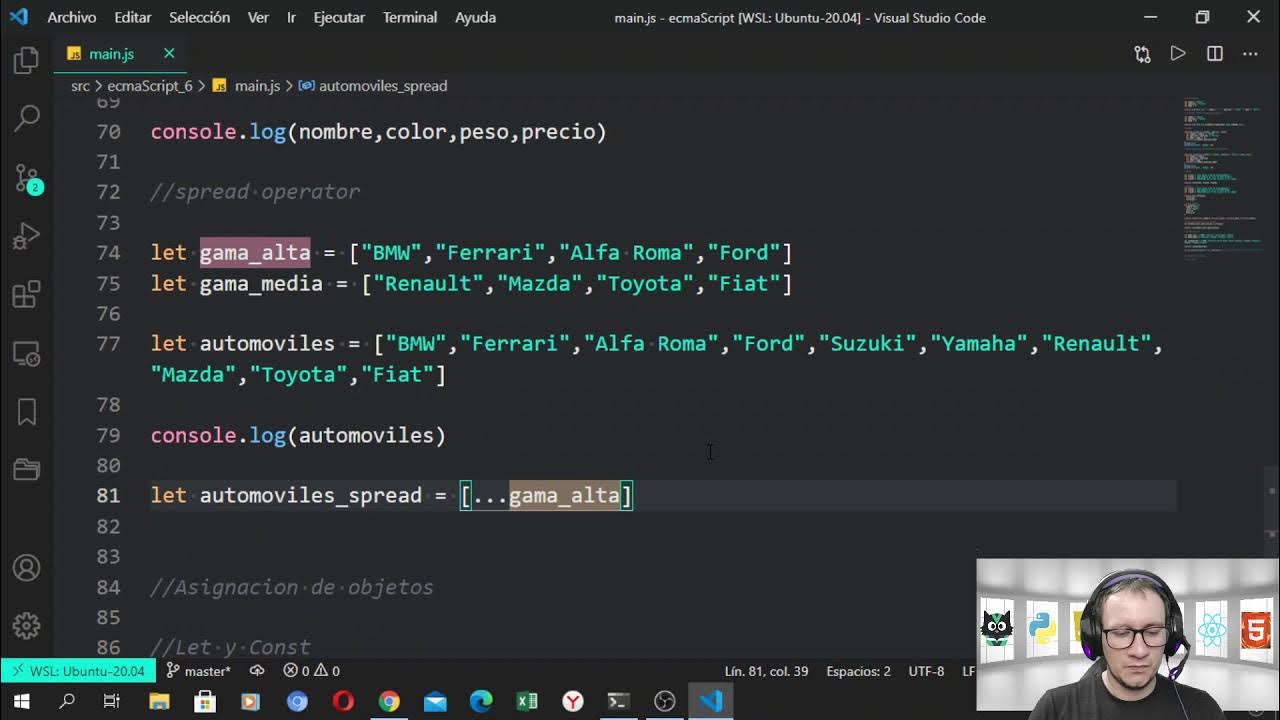 Curso de JavaScript [Nivel 3] #2🎁 | Aprender JavaScript desde cero🚀[2021] - ES6 parte 2 - YouTube