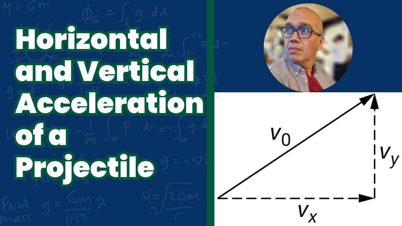 Horizontal and Vertical Acceleration of a Projectile - YouTube