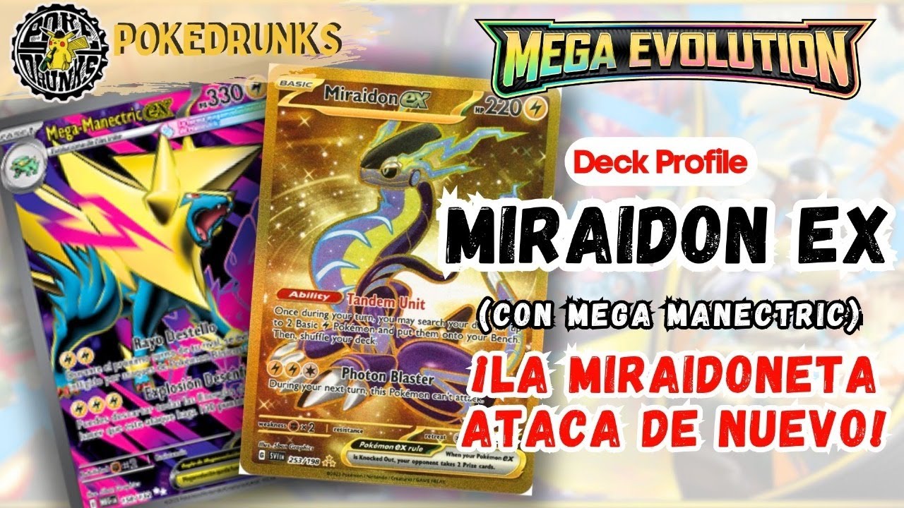 Pokemon TCG Mega Evolution Miraidon Mega Manectric Ex Deck Profile | El ...