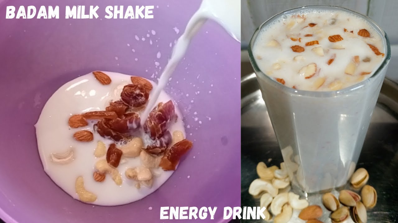 Dry fruits milkshake recipe || Banana dry fruit milkshake || Energy ...