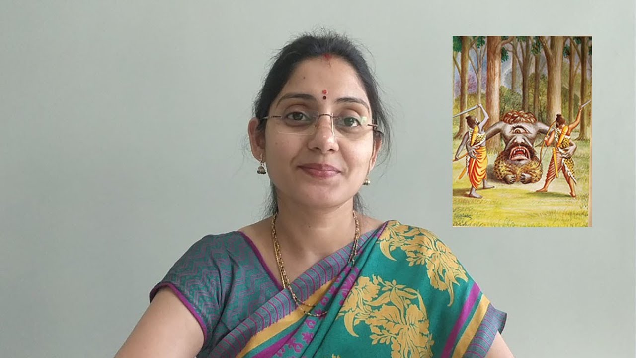 कबंध | A character from Ramayana | Kabandh adviced Sri Ram to make ...