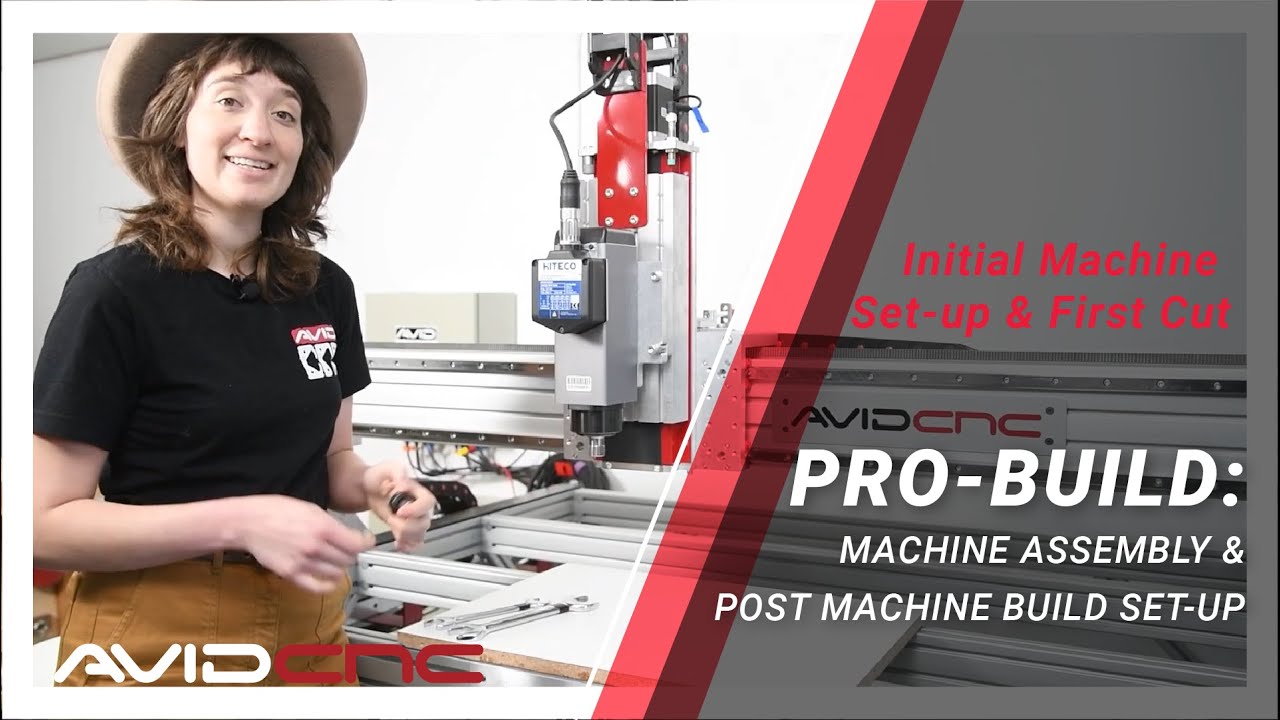 Initial Machine Set-Up & First Cut - YouTube