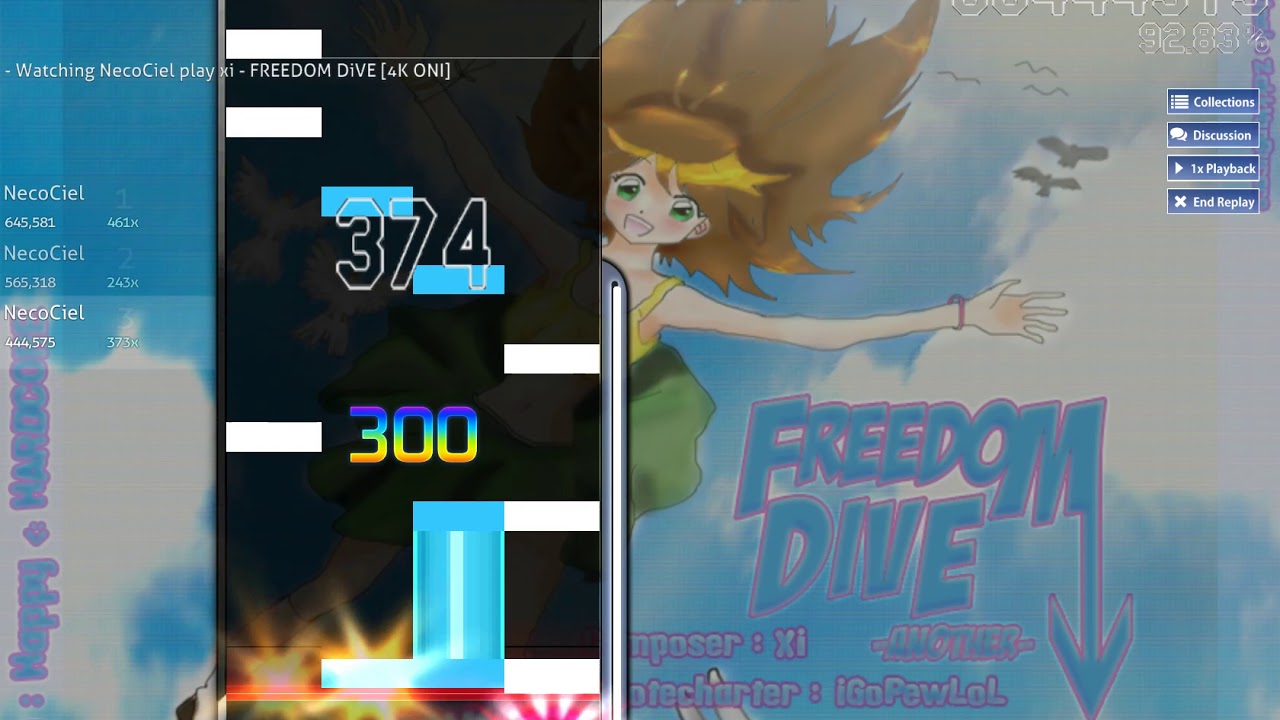 osu! Freedom Dive↓ 17.08.11 - YouTube