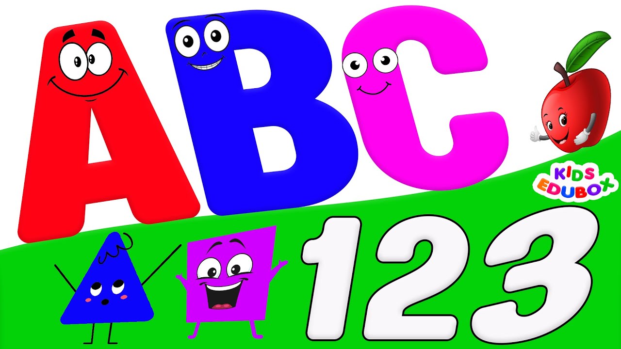ABC, 123 & Shapes Learning Videos For Preschool | ABC And One Two Three ...