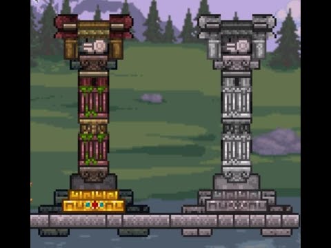 Terraria Greek Pillar Design - YouTube