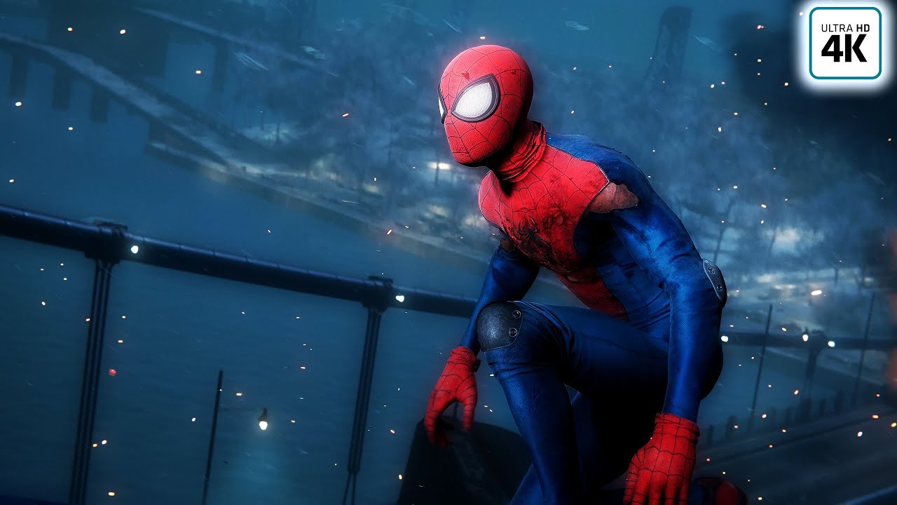Spider-Man Bridge Fight [ 4K UHD ] - YouTube
