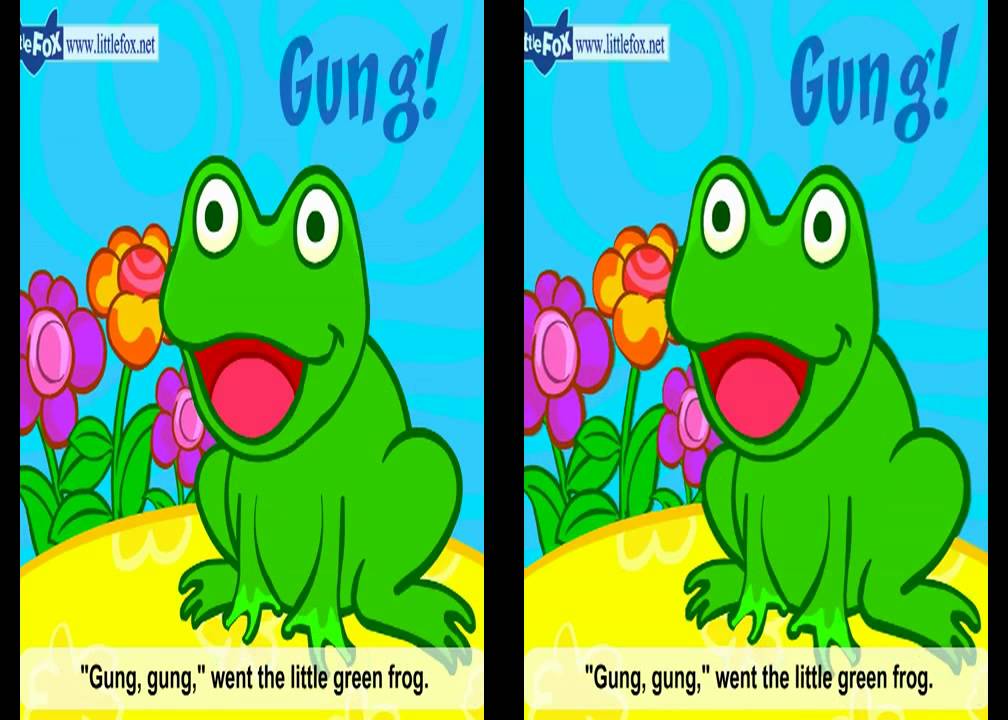 Little Green Frog Song for Kids by Little Fox nuskin - YouTube