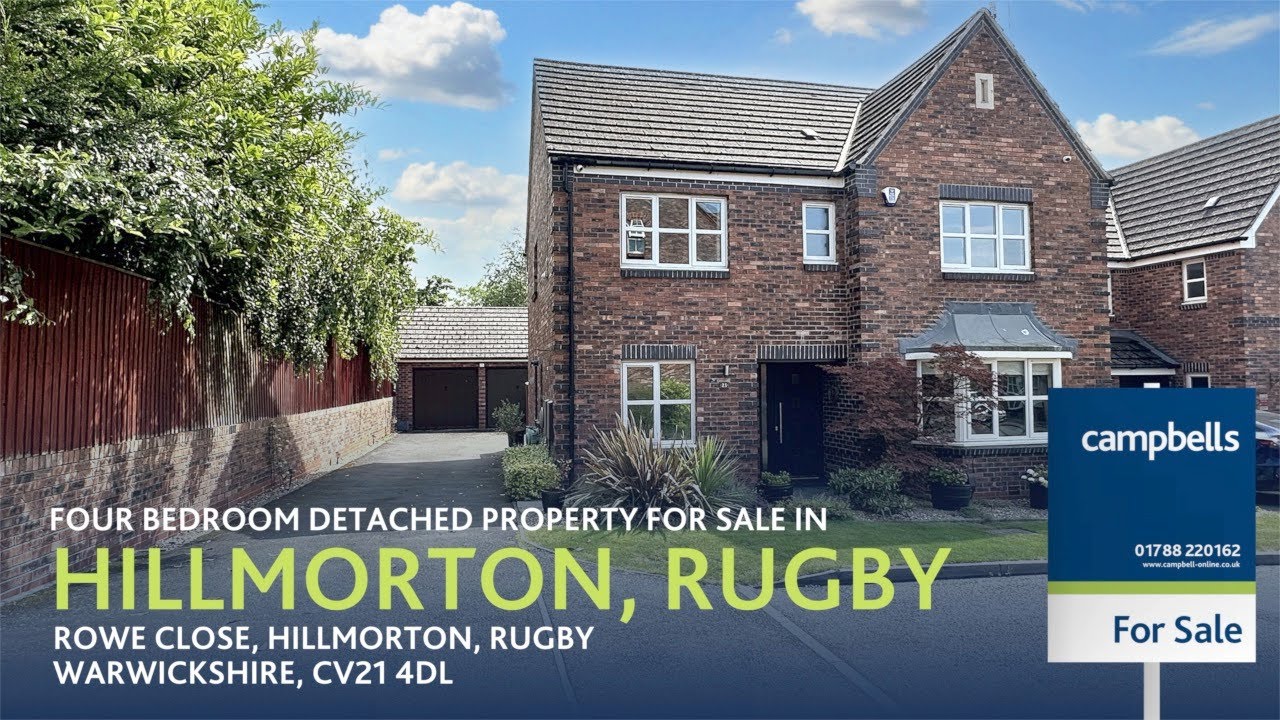 FOR SALE: Four Bedroom Detached Property in Hillmorton, Rugby ...