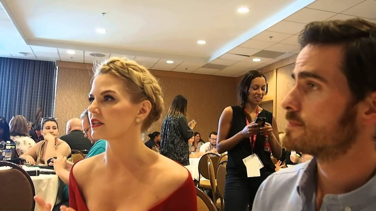 Jennifer Morrison and Colin O'Donoghue "Once Upon A Time" Roundtable ...