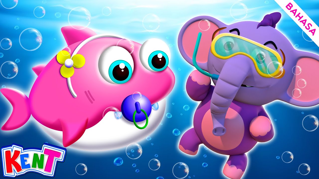 Learn Numbers - Sepuluh Hiu Kecil | Bayi Hiu Kecil | Pelajari Angka ...