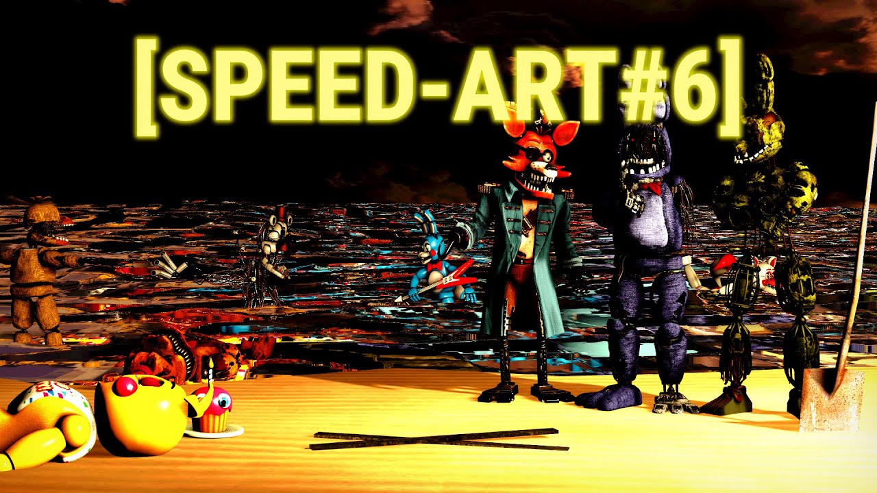 [SFM FNAF] - Speed art #6 - YouTube