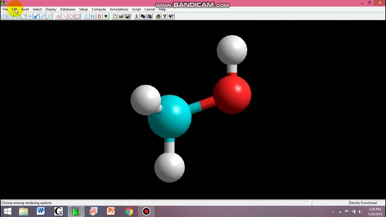 Tutorial hyperchem - YouTube