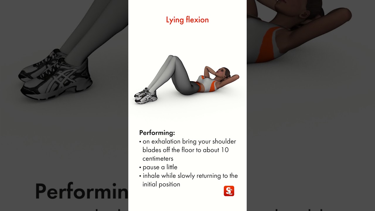 Basic Crunches (Lying flexion) - YouTube