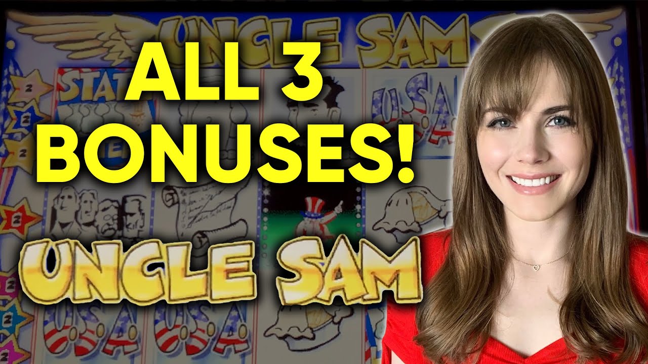 Nice Win! GOT ALL THE BONUSES! Uncle Sam Slot Machine! - YouTube