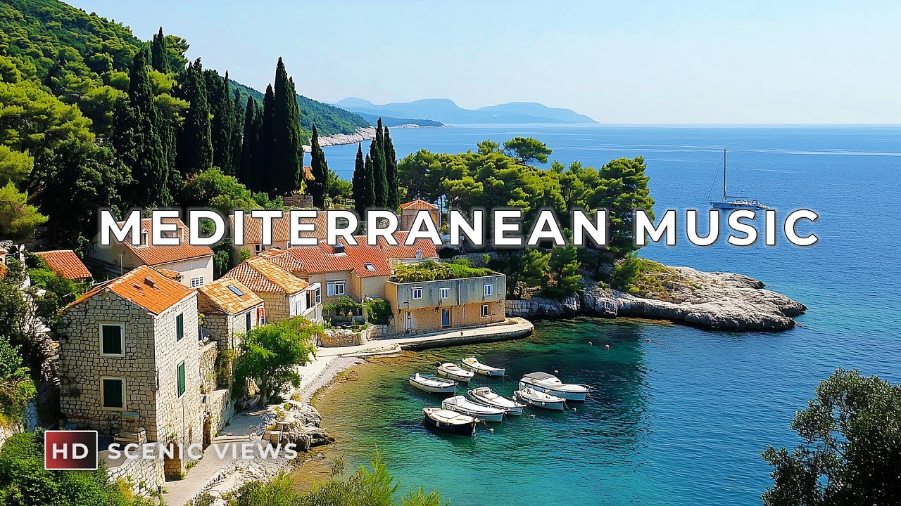 🏝 Coastal Mediterranean Escape | Relaxing Music for Study & Calm 🌊 ...