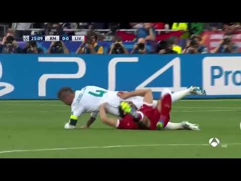 Mohammed salah'ın sakatlanma anı ramos a dikkat!!!