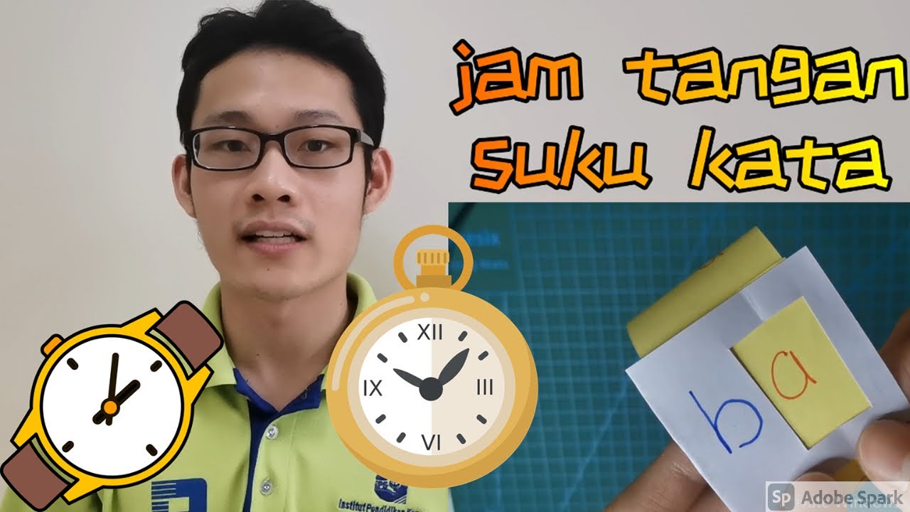 Bahan Bantu Mengajar (BBM) Cara Membuat Jam Tangan Suku Kata (Mudah dan ...