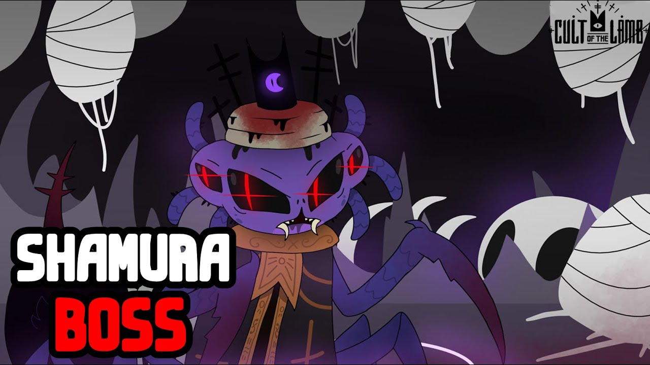 cult of the lamb - shamura Boss Fight - YouTube
