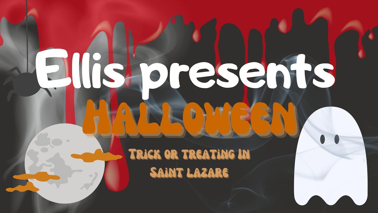 Ellis Presents - Halloween Trick or Treating in Saint-Lazare - YouTube