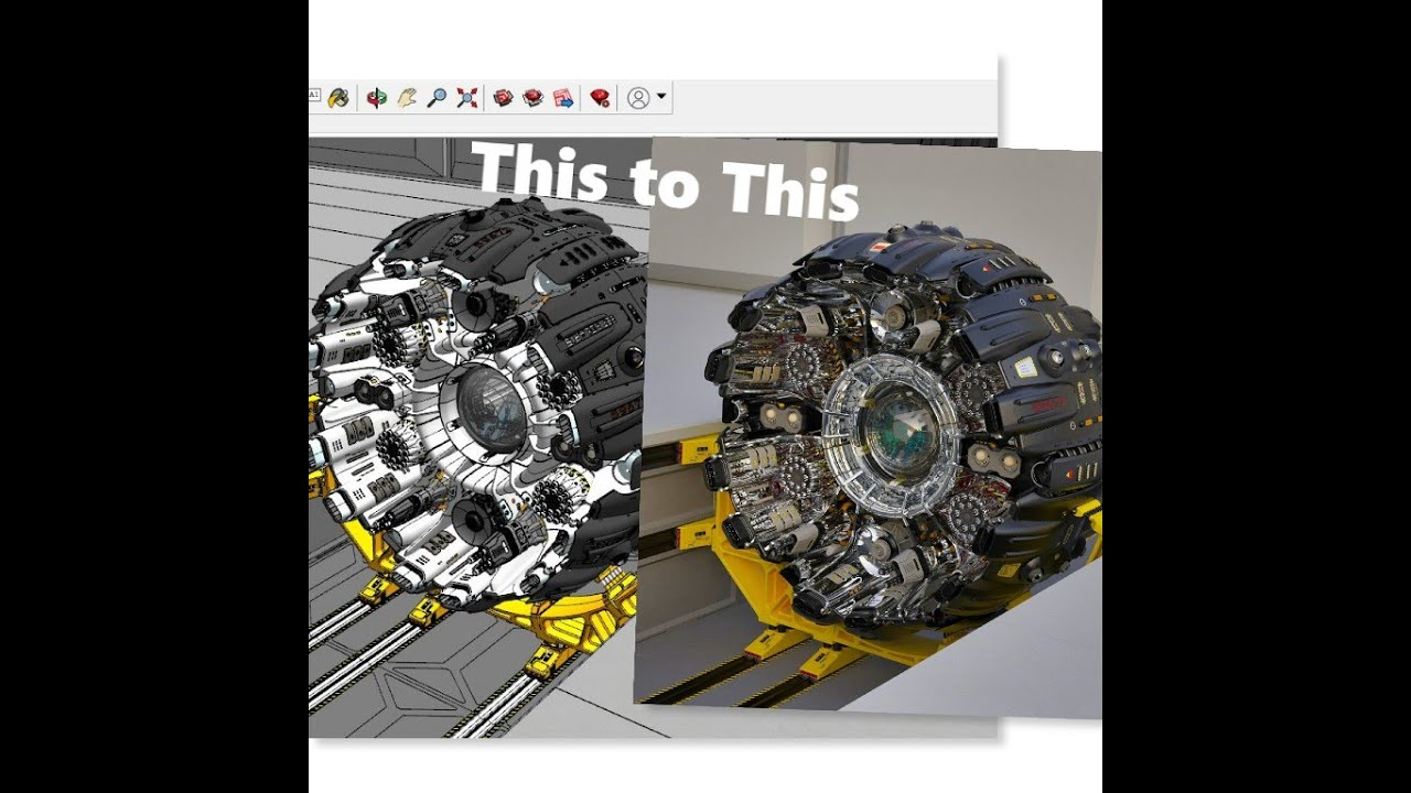 Sketchup to keyshot , step by step simple and easy tutorials 2021 - YouTube